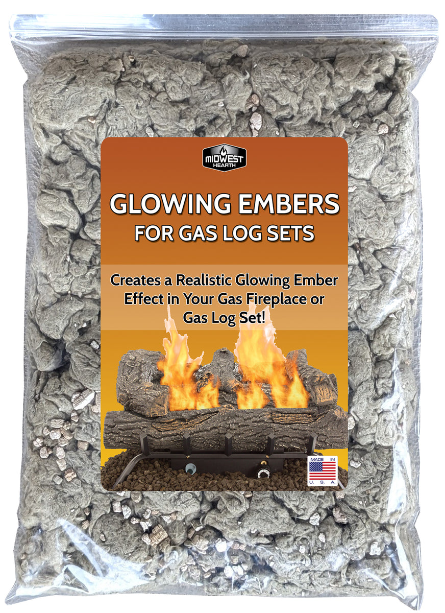 Glowing Embers for Gas Log - 6 oz. Bag – Midwest Hearth